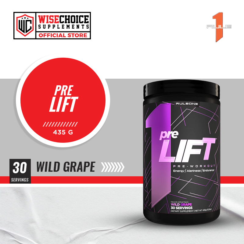 RULE 1 PRE LIFT 30 SERVINGS WILD GRAPE | Lazada PH