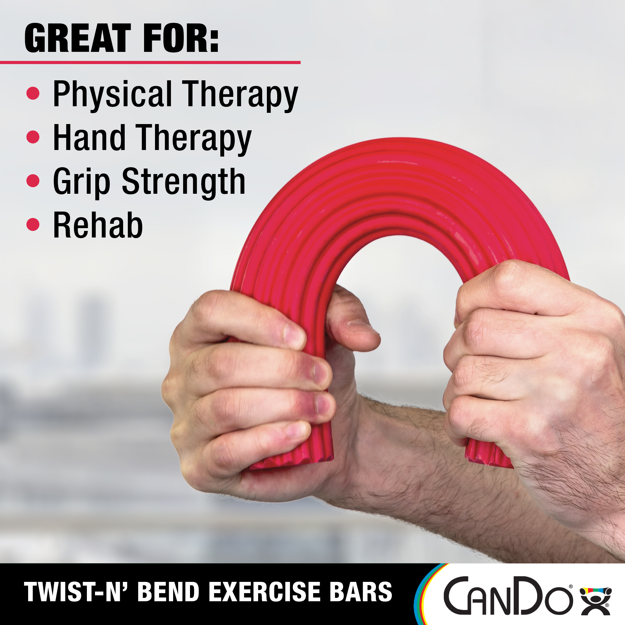 CanDo Twist-n-Bend Flexible Exercise Bar | Lazada PH