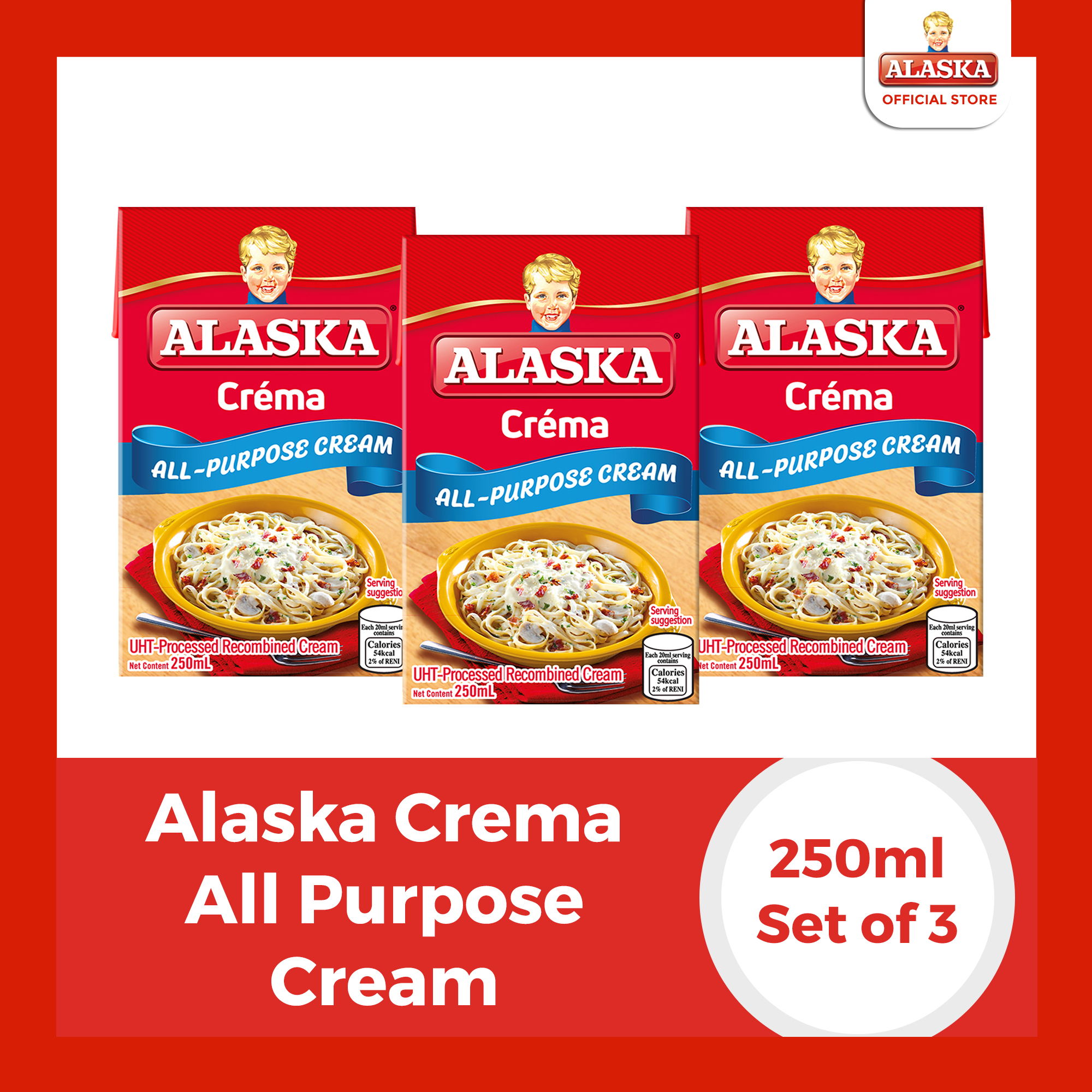 Alaska Crema All-Purpose Cream 250ml Set of 3 FREE SHIPPING BH Official ...