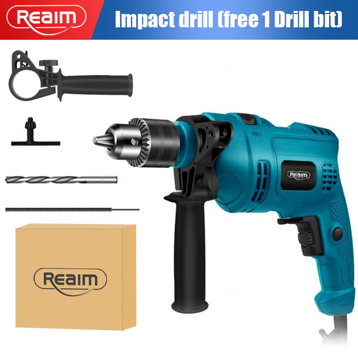 REAIM Impact Drill Original Variable Speed 1100W High Power Tool ...