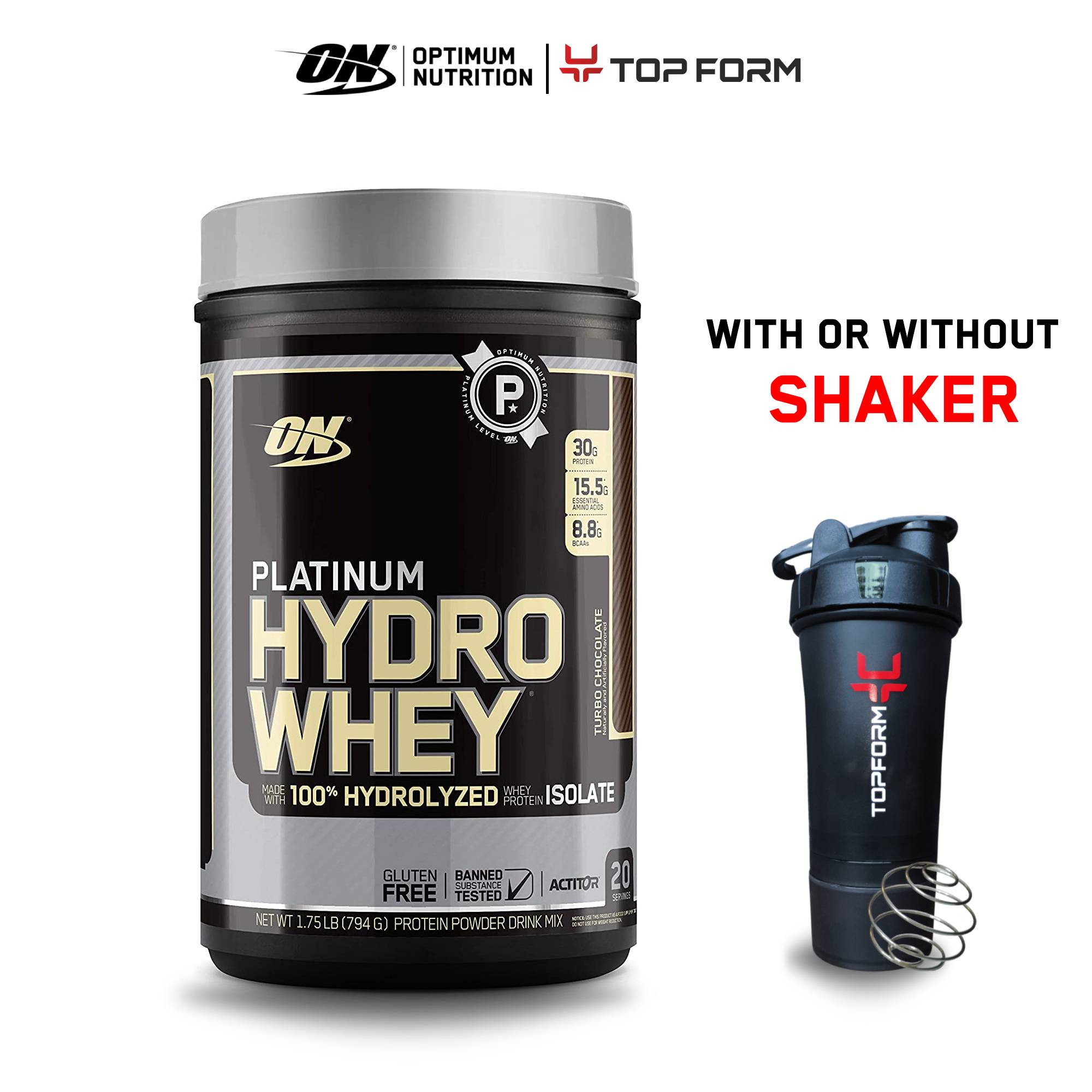 Optimum Nutrition Hydro Whey, ON Platinum Hydrowhey Whey Protein, 1 ...