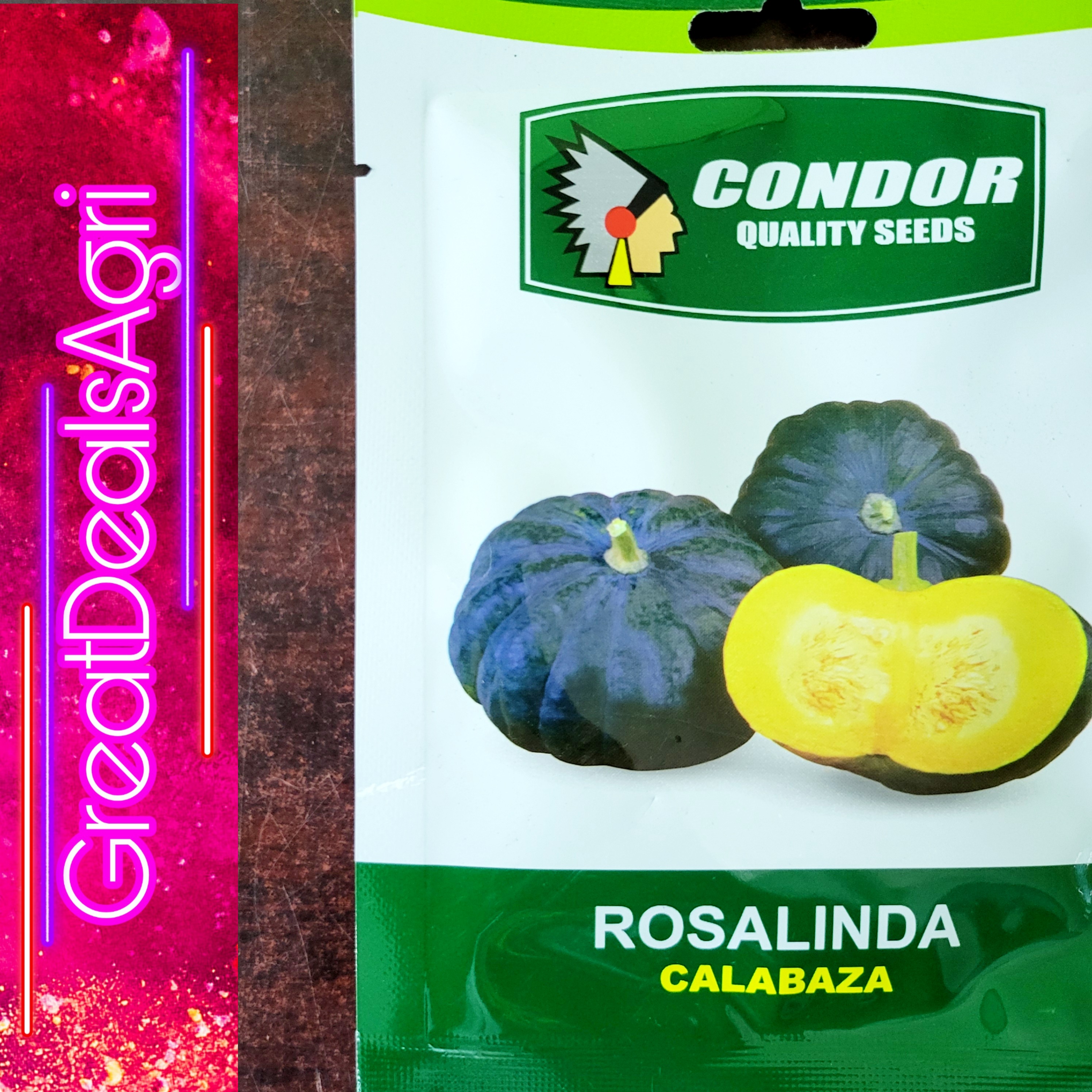 ROSALINDA OPV CALABAZA SEEDS (7 GRAMS) CONDOR SEEDS | Lazada PH