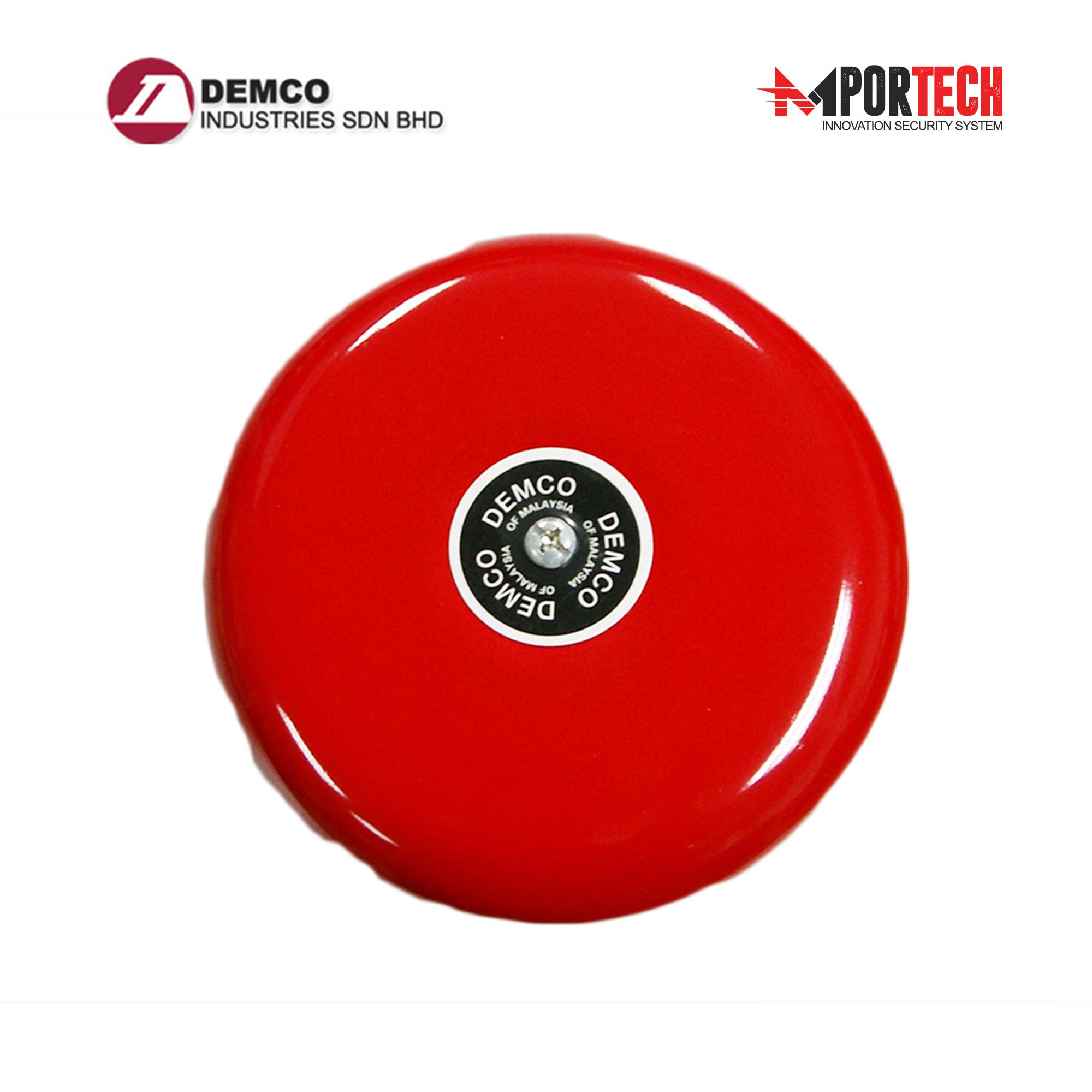 Demco D-132 Fire Alarm Bell 12V and 24V with 6 Inches & 8 Inches ...
