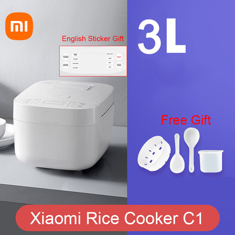 Xiaomi Mijia 3L/4LElectric Rice Cooker C1 Fully Automatic Xiaomi Smart Rice Cooker Kitchen ...