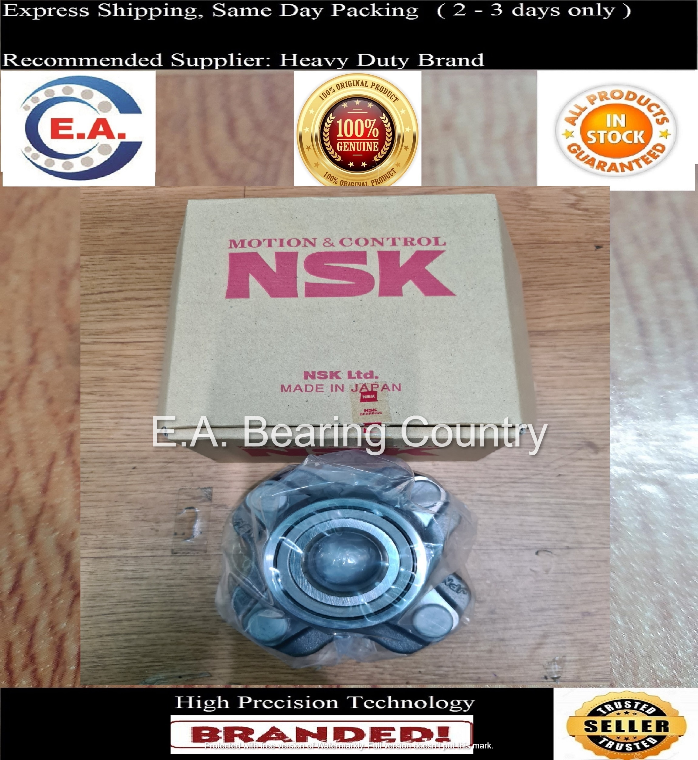 (Rear) Suzuki Carry Base Bearing 1.3 GAS Automotive NSK Japan Suzuki ...