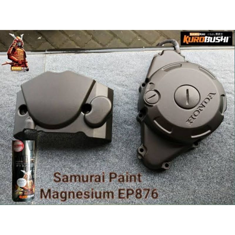 SAMURAI SPRAY PAINT EP876x MAGNESIUM (ENGINE PART) 400ML | Lazada PH