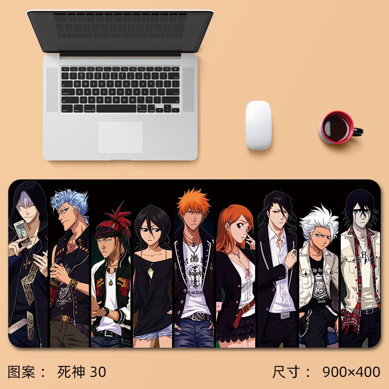 Grim Reaper Mouse Pad Oversized Anime Peripheral BLEACH Kurosaki Ichigo ...