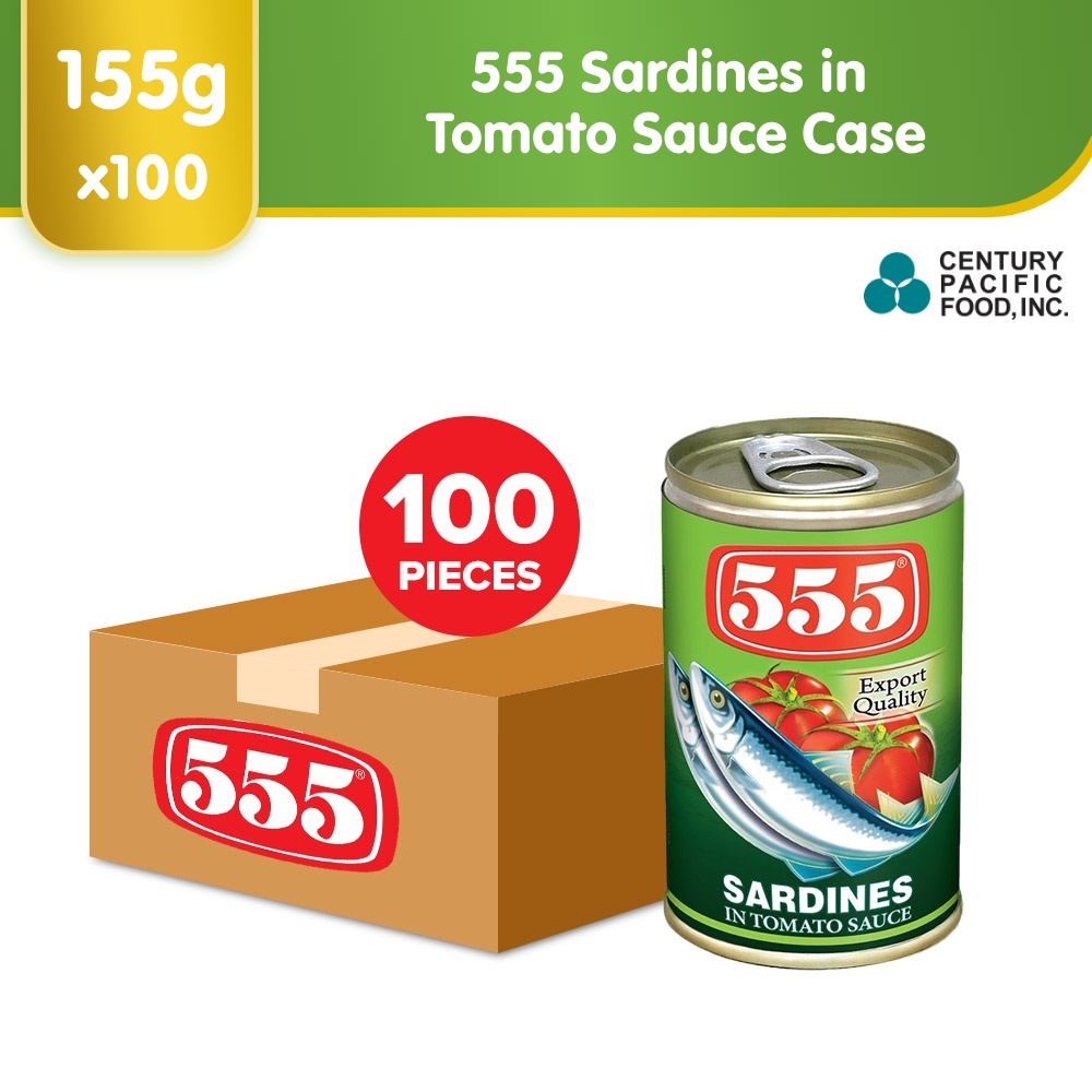 555 Sardines in Tomato Sauce 155g Pack of 100 | Lazada PH
