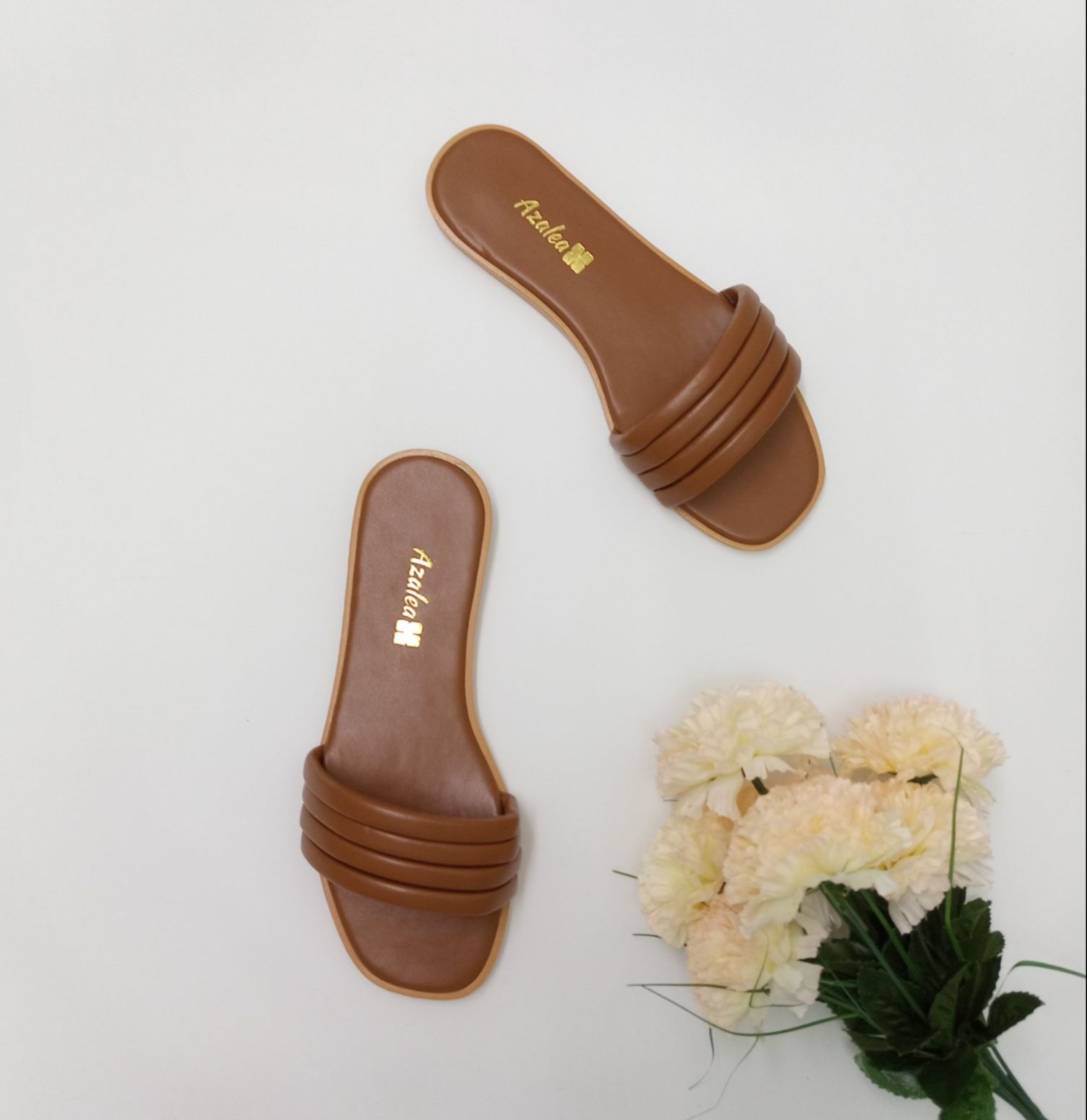 Azalea/Annel Zelle in Tan - Flat Sandals | Lazada PH