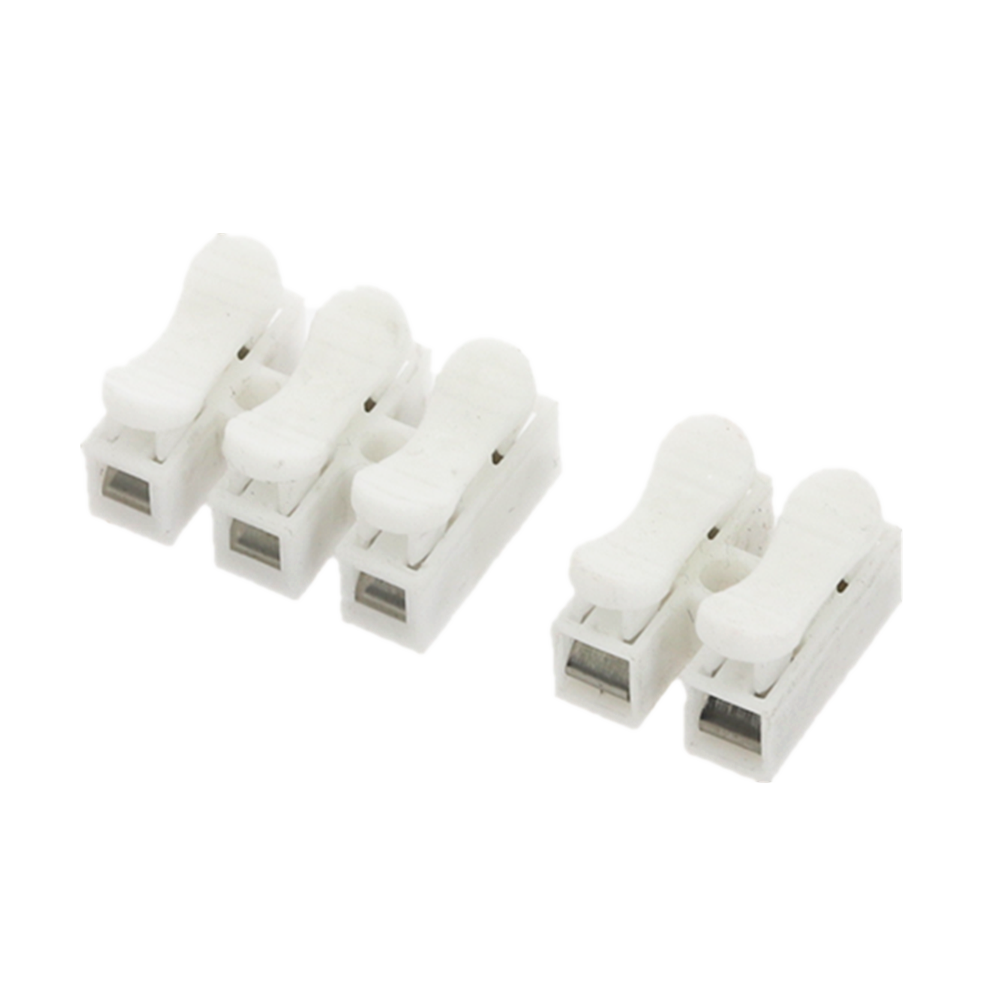 LED terminal connector CH-2 3 Two-position wire connector push-type ...