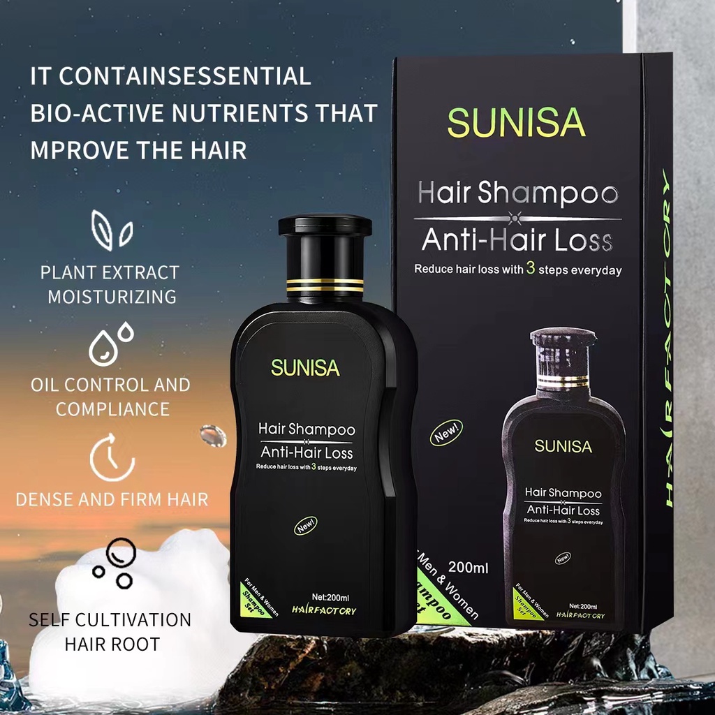 SUNISA Organic Hair Grower Anti-Hair Loss Shampoo 200ml | Lazada PH