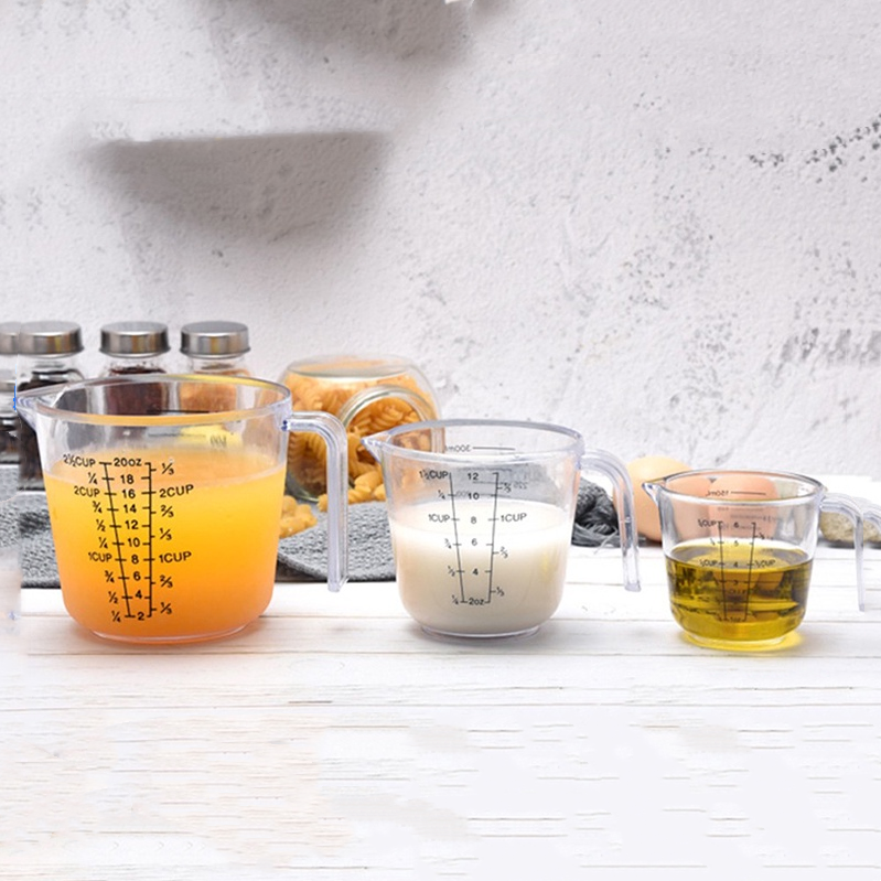 150/300/600ml Good Cook Clear Measuring Cup With Measurements 3sizes ...