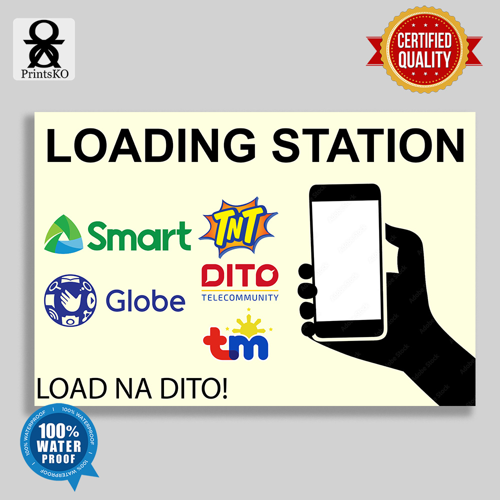 High Quality Tarpaulin / Tarp with Signage - Loading Station Design ...