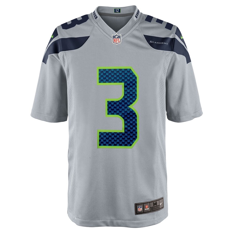 NFL Jersey - Russell Wilson Seattle Seahawks Game Jersey - College Navy ...
