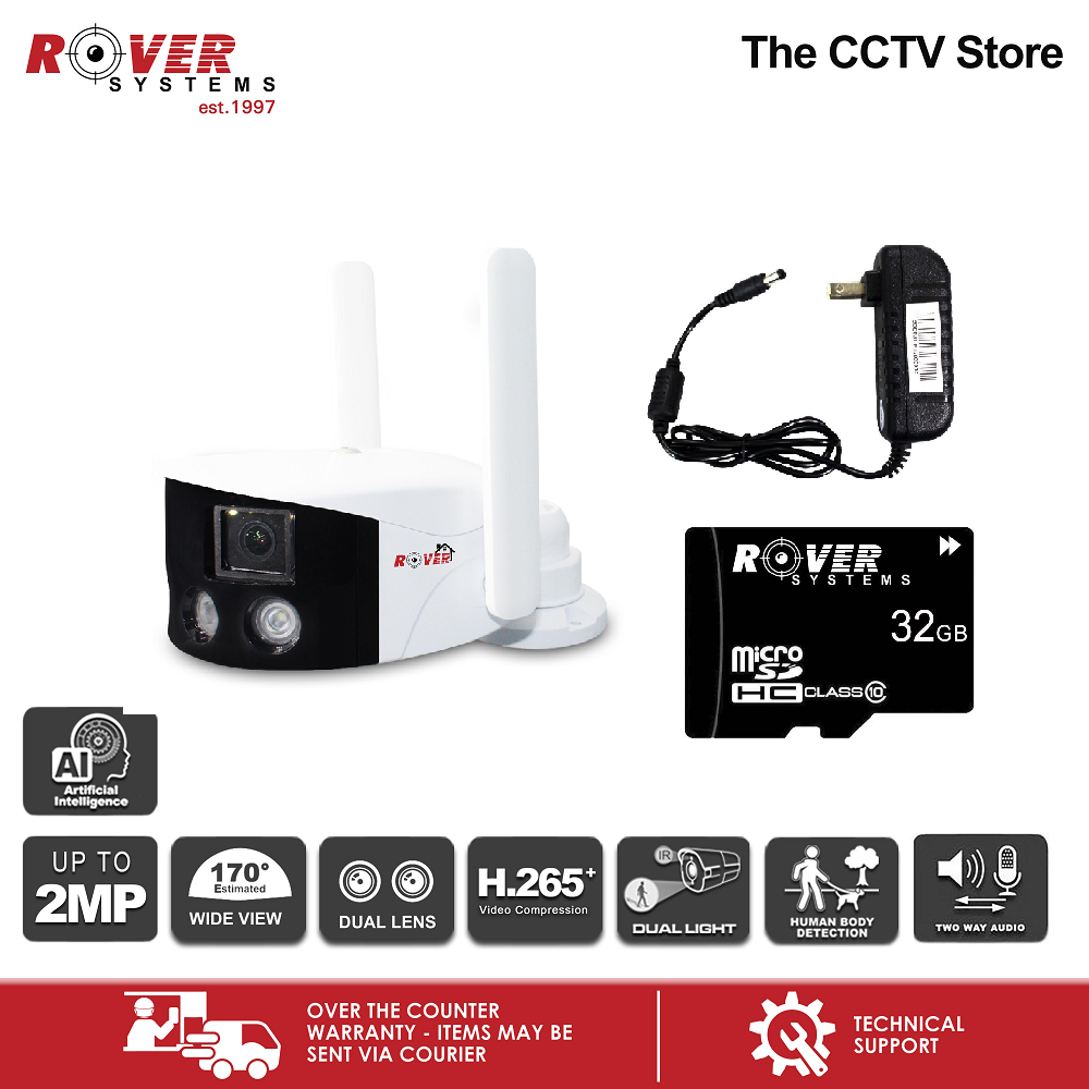 [ NEW ARRIVAL ] Rover Systems 2*1080P 2MP Dual Lens 170° Wide View ...