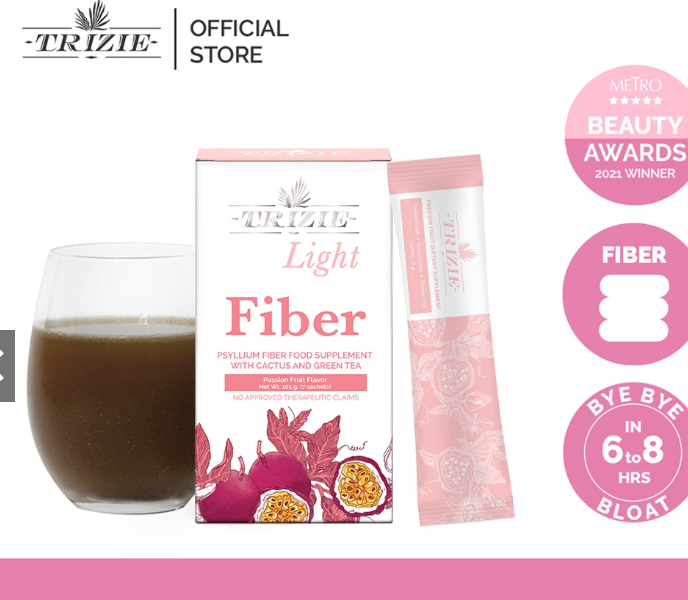 Factory direct sales TRIZIE Peachy Fiber 7 Day Clean Peach Flavor Fiber ...