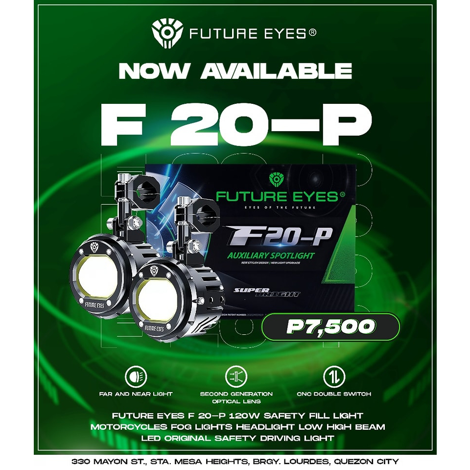 PDD FUTURE EYES F20-P AUXILIARY SPOTLIGHT | Lazada PH