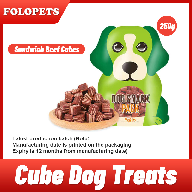 【COD】FOLOPETS 250g Pet Snack Beef Grains Dental Dog Treats Healthy Dog ...
