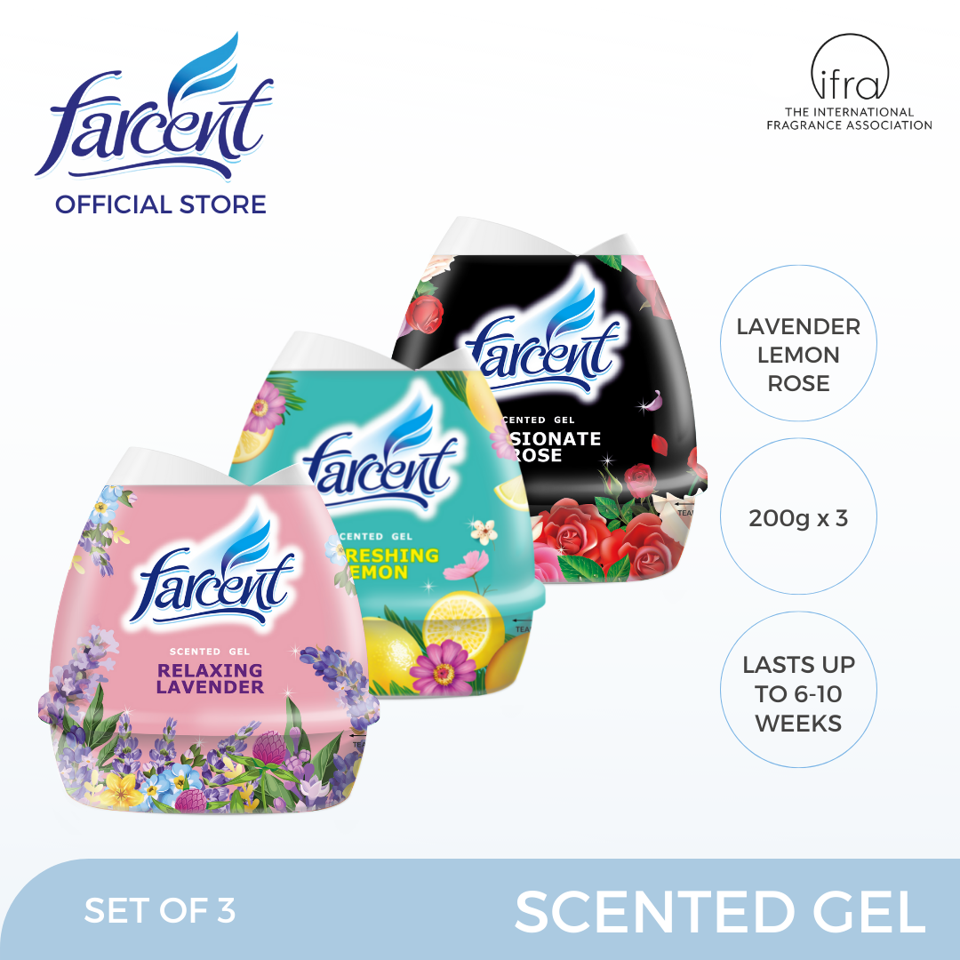 Farcent Scented Gel - All Scents Set of 3 (200g each) | Lazada PH