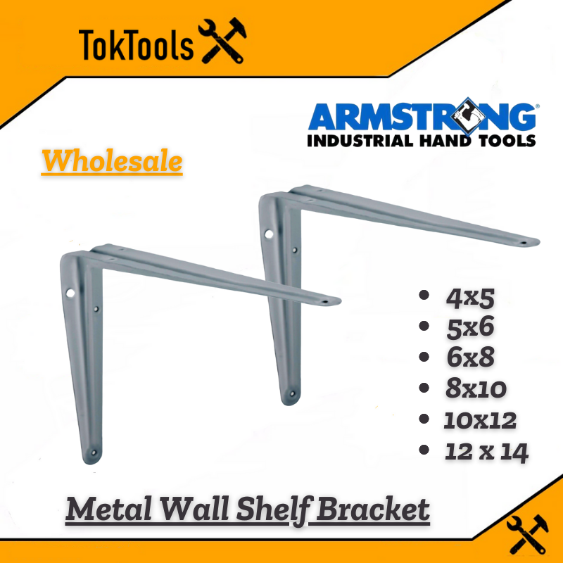 Armstrong Steel Wall Shelf Bracket Angle Bracket Heavy Duty Shelves ...
