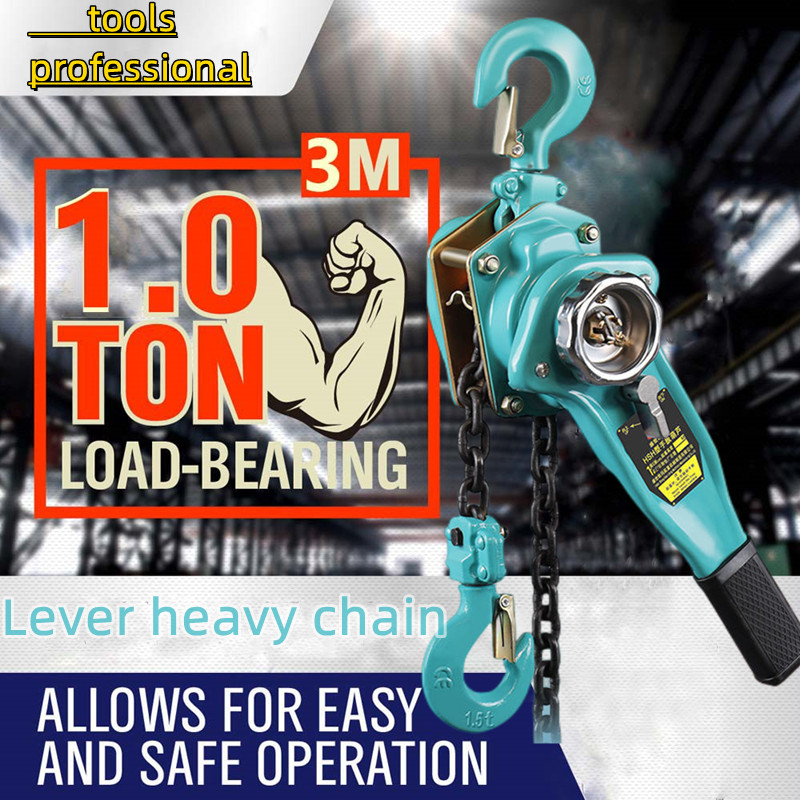 0.75T/1T/2T/3T 3Mchain Chain block of hand lever hoist Lifting Chain ...