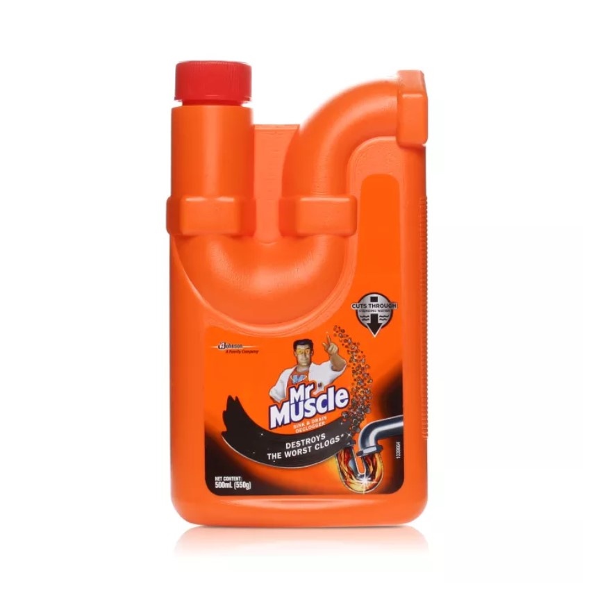 Mr. Muscle Sink Drain Declogger Twin (500ml x 2) | Lazada PH