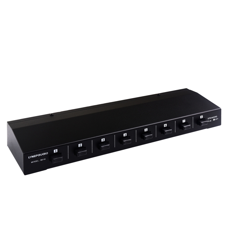 1 in 8 Out Power Amplifier and Loudspeaker Box Switcher/Loudspeaker ...