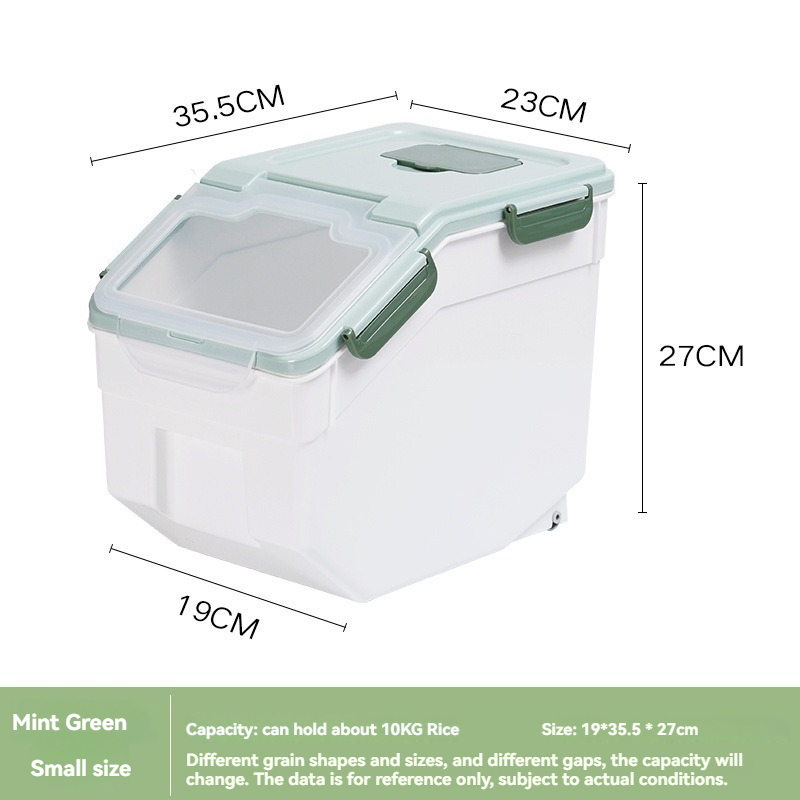 Rice storage container 25kg Moisture & insect proof rice storage With ...