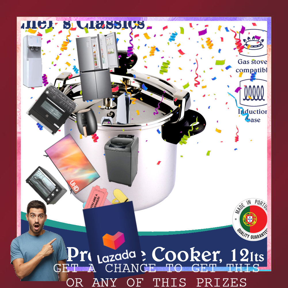 Chef's Classics Protea Stainless Steel Pressure Cooker, 12lts | Lazada PH