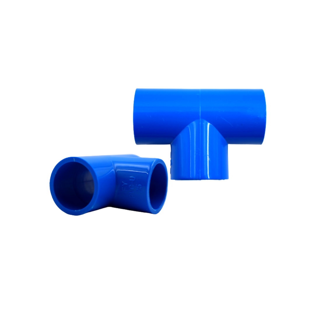 PVC BLUE TEE 1/2 3/4 1 | Lazada PH