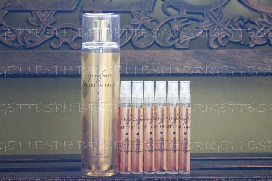 Bath & Body Works Gingham Heart of Gold Fine Fragrance Mist (Decant ...