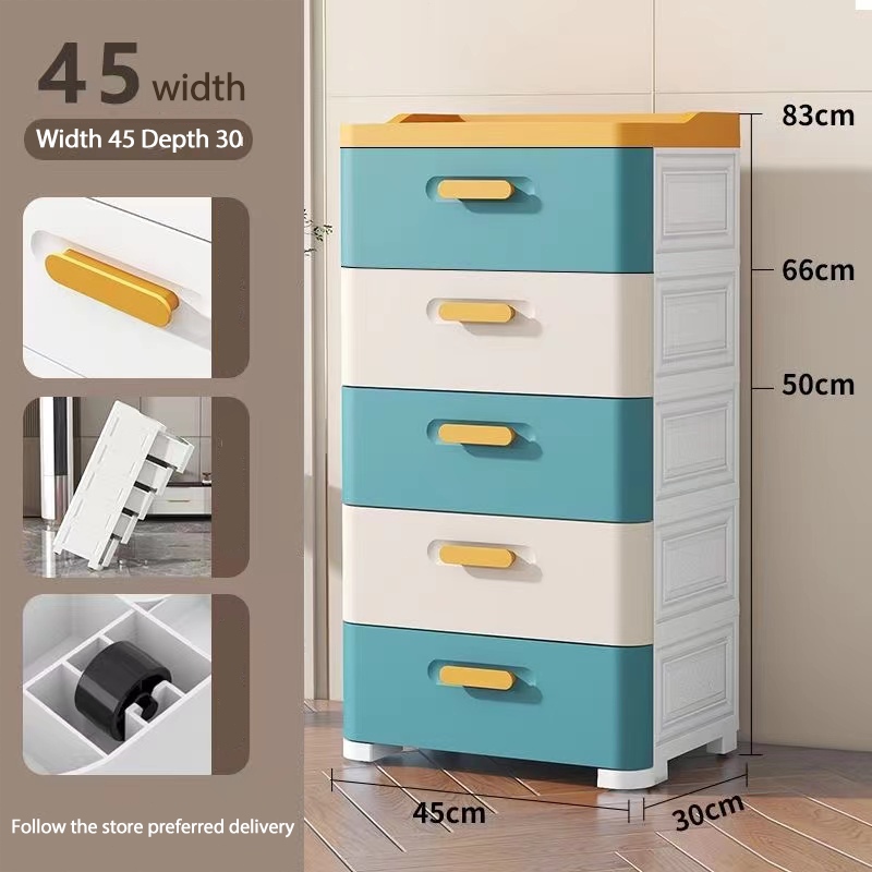 PoP 7Layer Drawer Cabinet Chest Drawer Durabox Home Living Room Locker ...