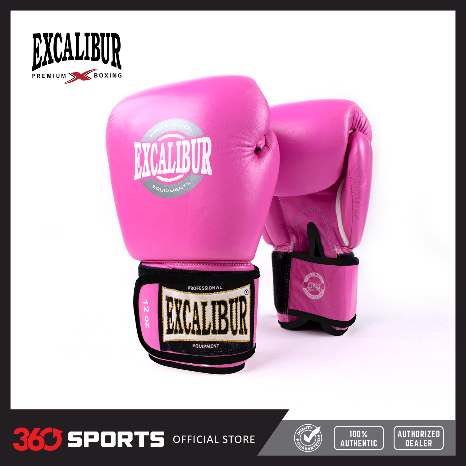 Excalibur CHALLENGER Professional Genuine Buffalo Leather Boxing Gloves - Pink | Lazada PH