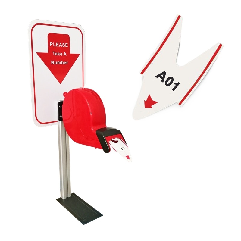 Colorful Manual Ticket Dispenser Take a Number for Wireless Queue ...