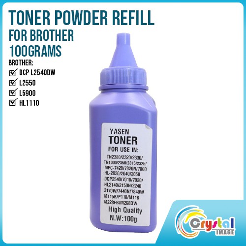 Toner Powder Refill Compatible for Brother DCP L2540dw L2550 L5900 ...