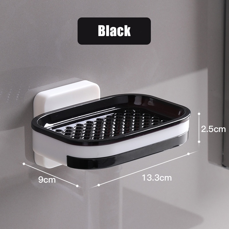 3/2/1Rotating Drain Soap Holder Bathroom Rack Wall Hanging Perforated ...
