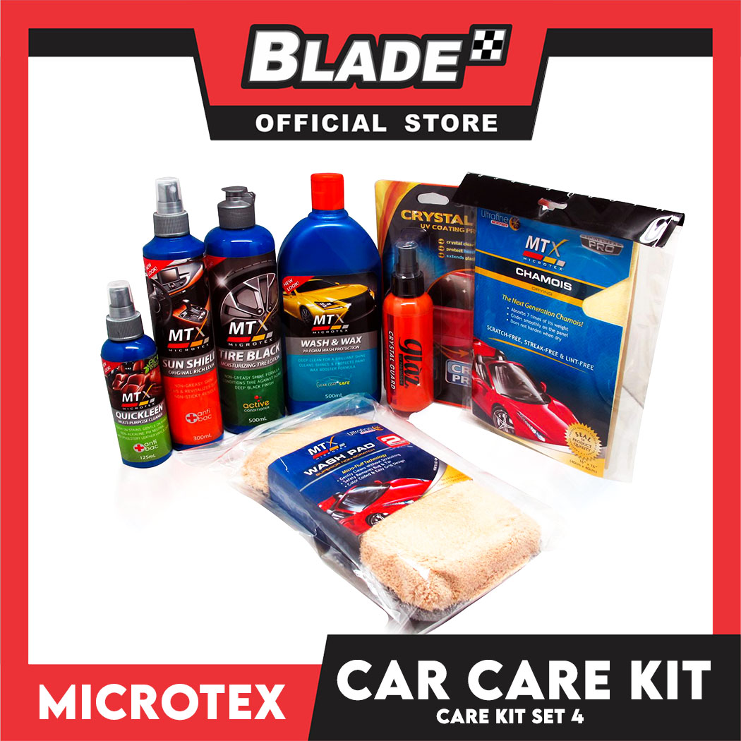 Microtex Car Care Kit Set 4 | Lazada PH