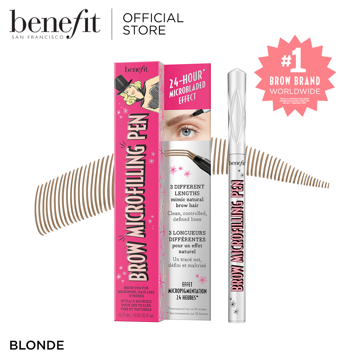 Benefit Brow Microfilling Eyebrow Pen 0.77g | Lazada PH