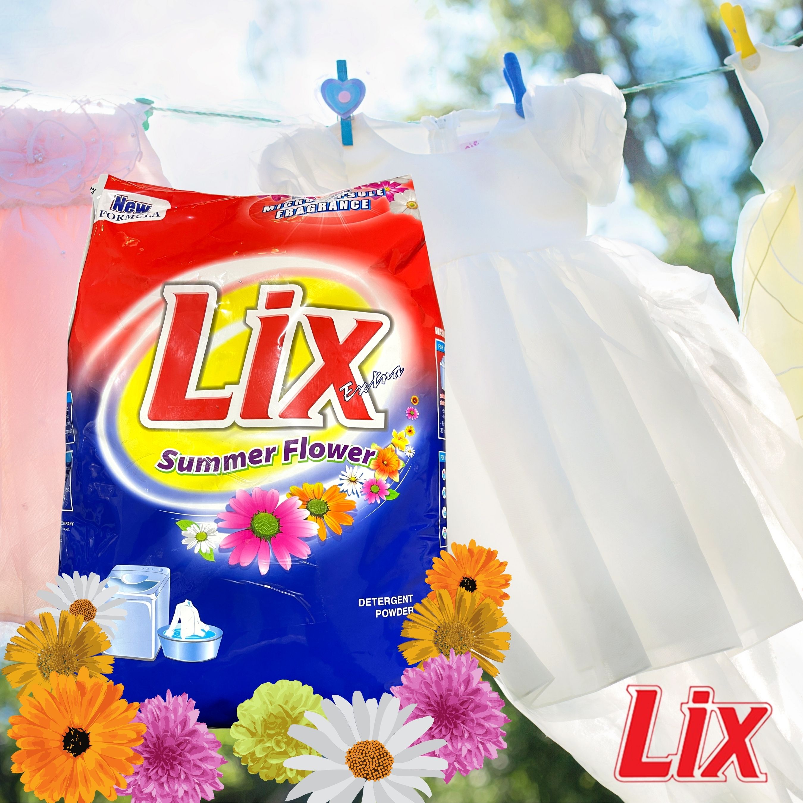 Lix Powder Detergent with Active Microcapsule Fragrance | Lazada PH