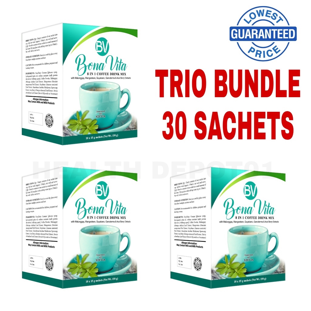 Bundle Bona Vita 8 in 1 Coffee Sale All Natural with Mangosteen ...