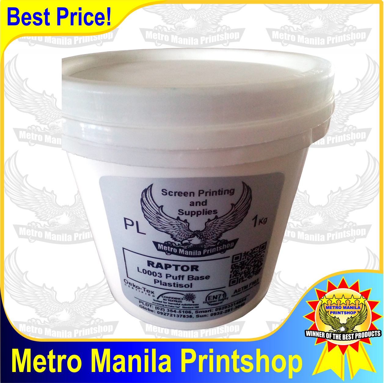 Puff Base Plastisol (Emboss) 1kg for Tshirt Printing | Lazada PH