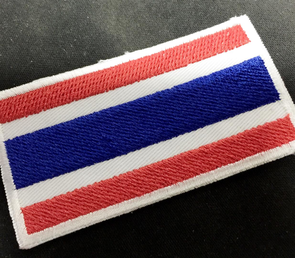 Thailand Flag Thai Bangkok Flag Souvenir Country Embroidered Cloth ...