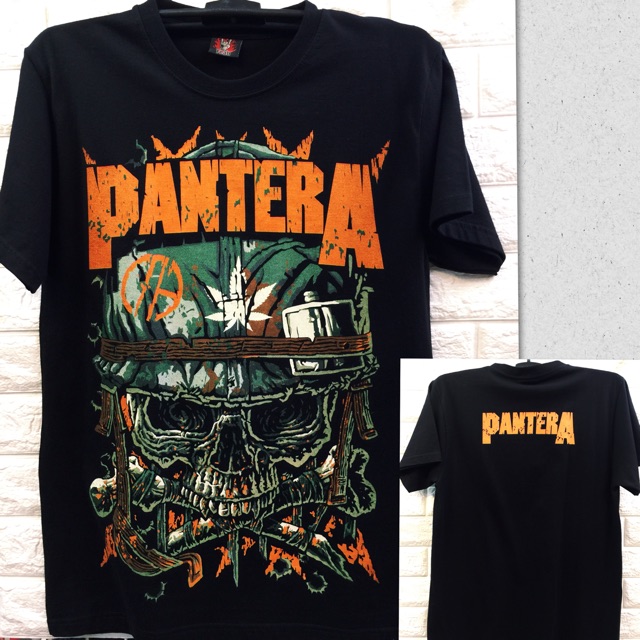Rock Band Pantera shirt Black Shirts COD pure cotton t-shirt mens ...