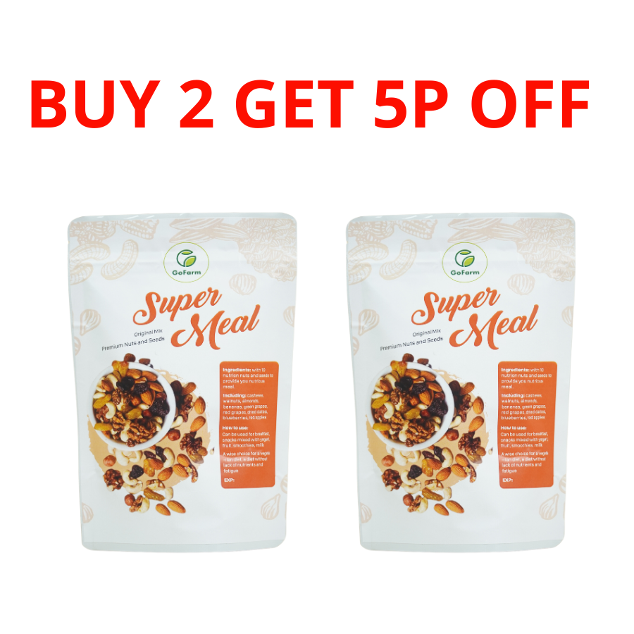 Super Meal mix nuts granola, mix 8 nutrition nuts and seeds instant ...