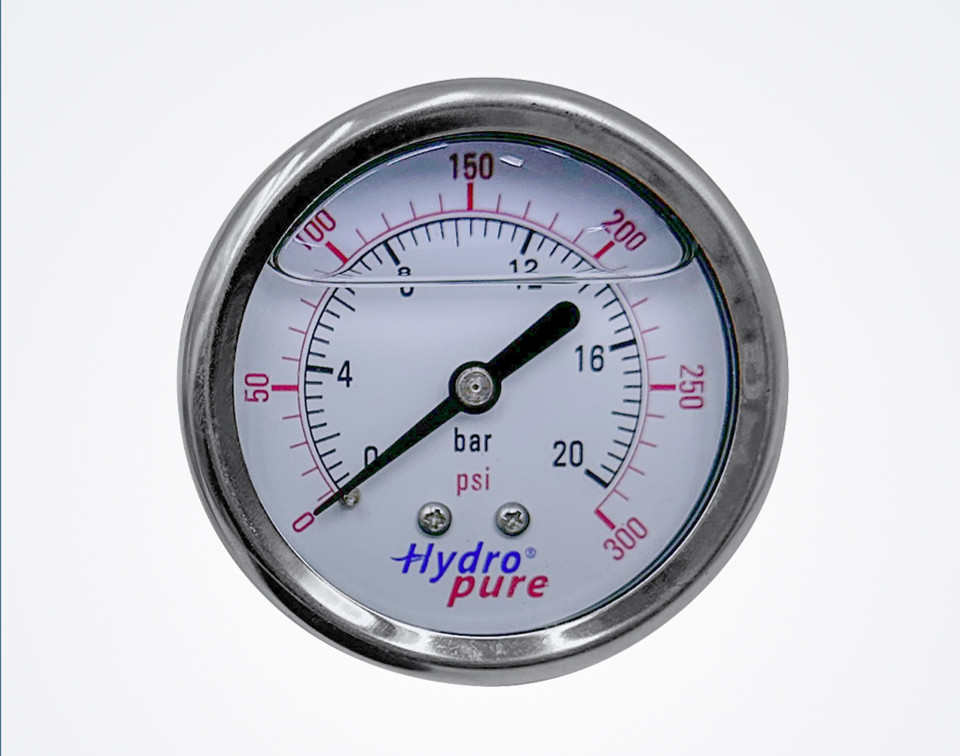 Air/Oil Pressure Gauge 0~100psi Air Pressure Gauge/Oil filled Pressure ...