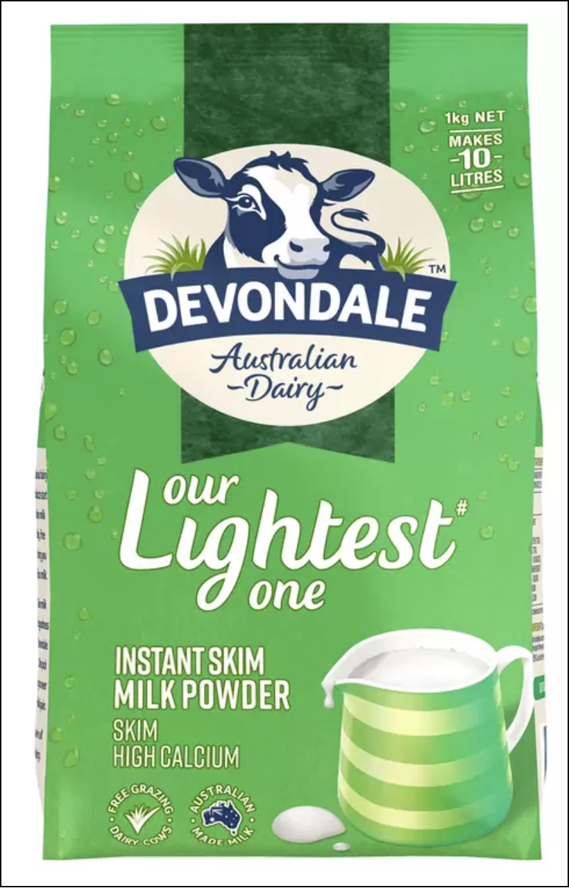 Devondale Instant Skim Milk Powder 1kg - Expiry Date 21-Jun-2024 ...