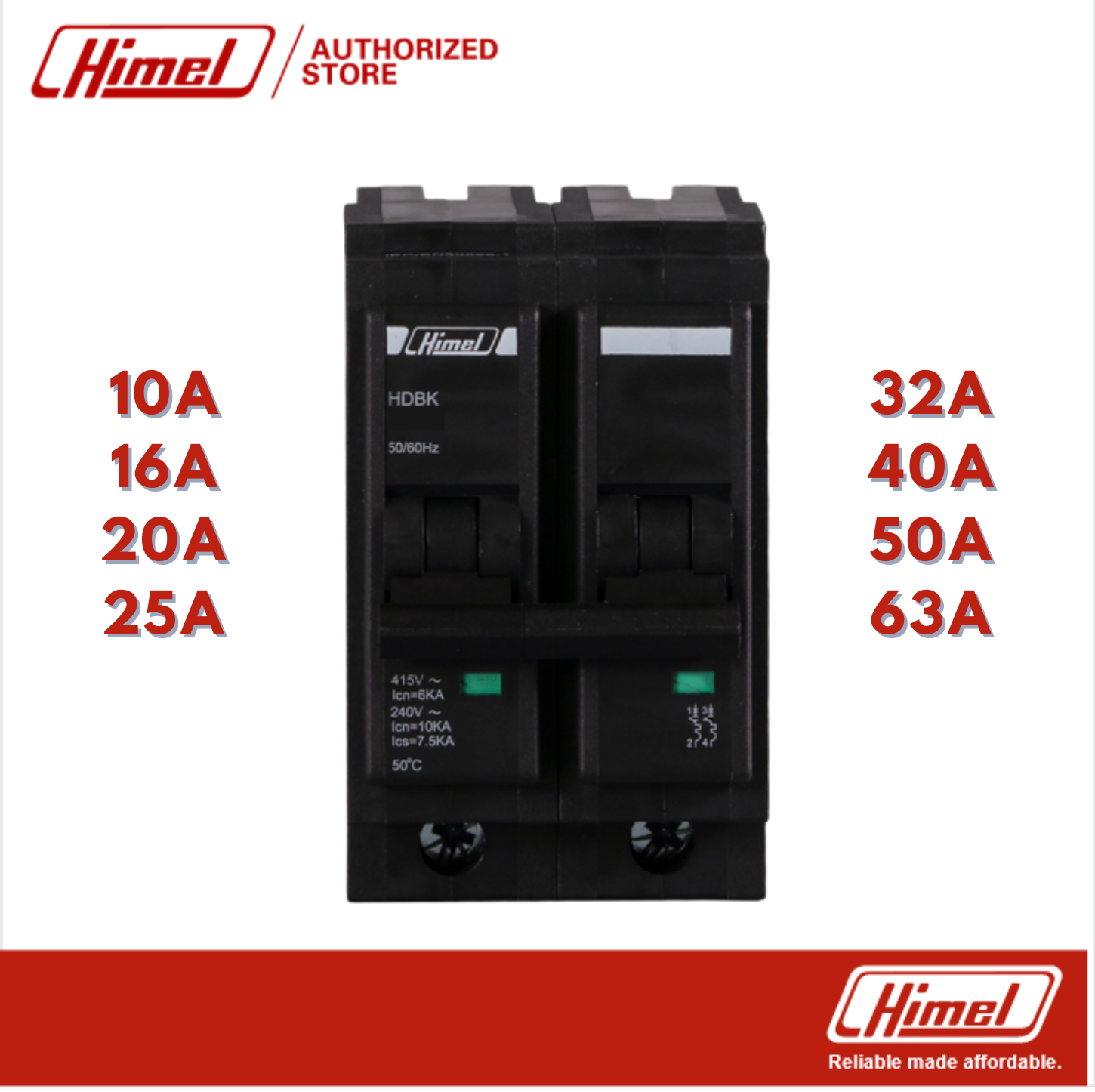 Himel Plug In Type Circuit Breaker / electrical | Lazada PH