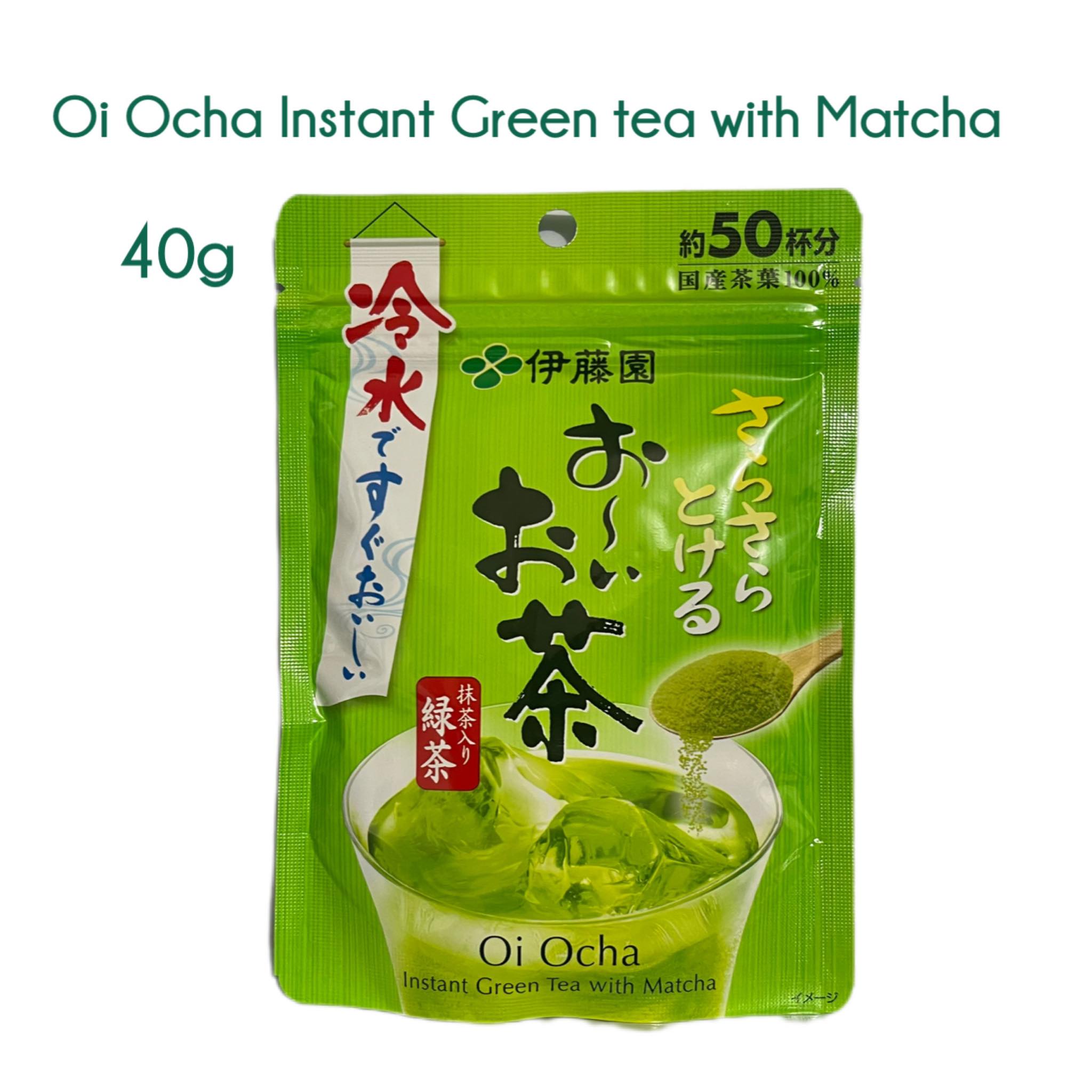 Oi Ocha instant Green tea with Matcha powder (40g/80g) | Lazada PH