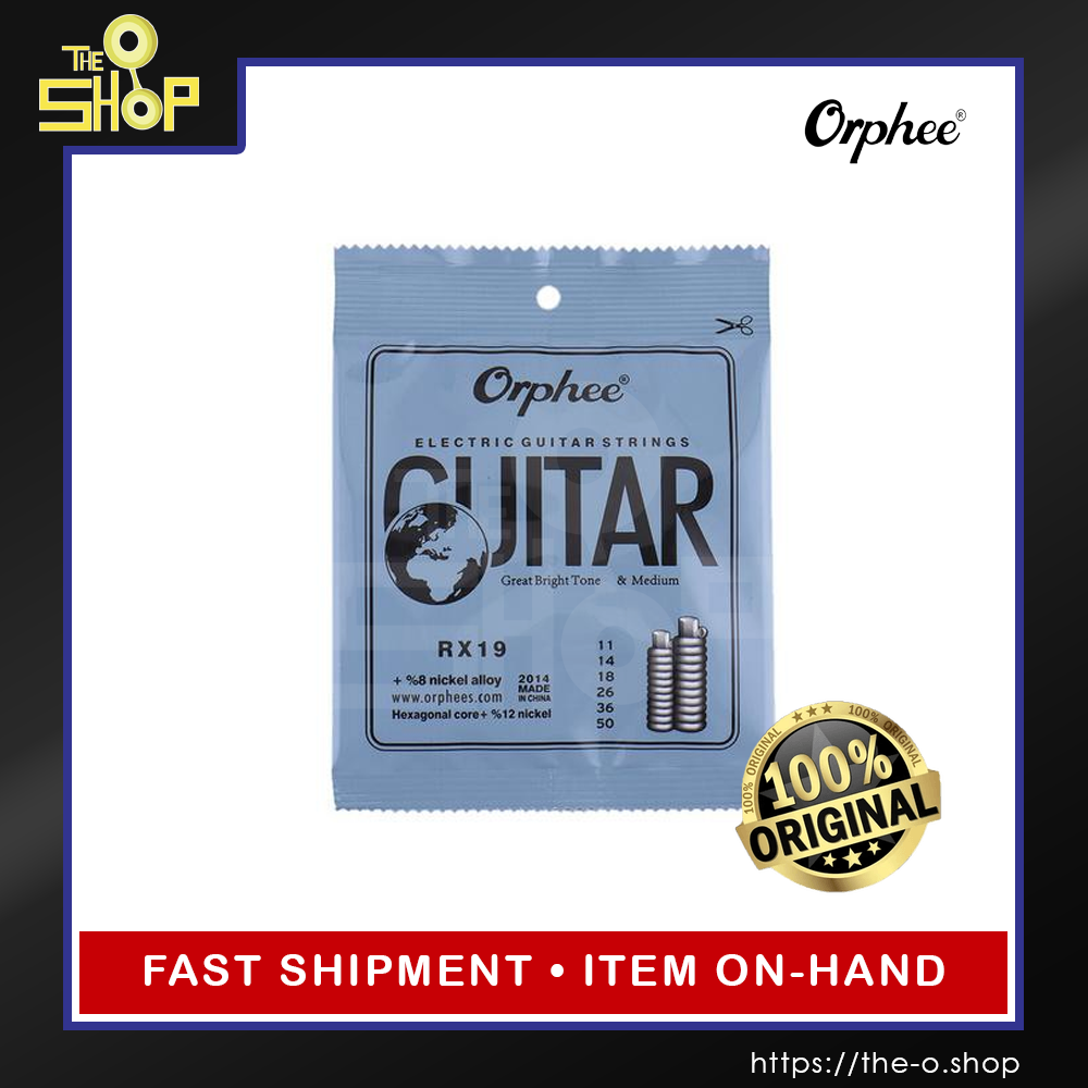 Electric Guitar Strings By Orphee (100% Original/Authentic) | Complete ...