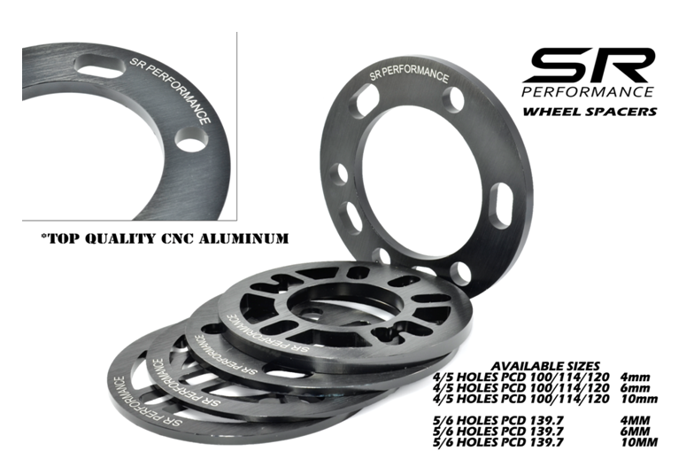 4/5 Holes ⚠️2 PIECES⚠️ Pcd 100/114/120 4mm 6mm 10mm 5/6 Holes Pcd 139 ...